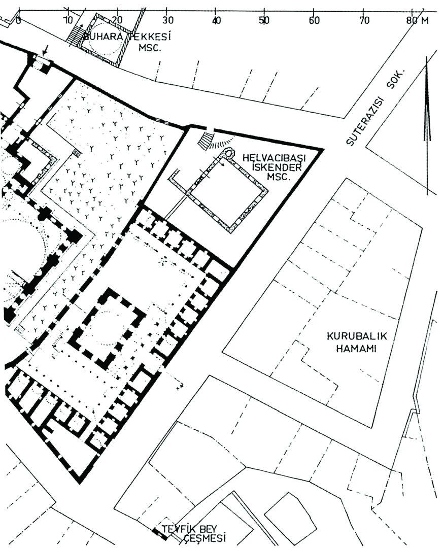 3- Kadırga Sokollu Mehmed Paşa Külliyesi’ndeki tekke - plan(Wolfgang ...